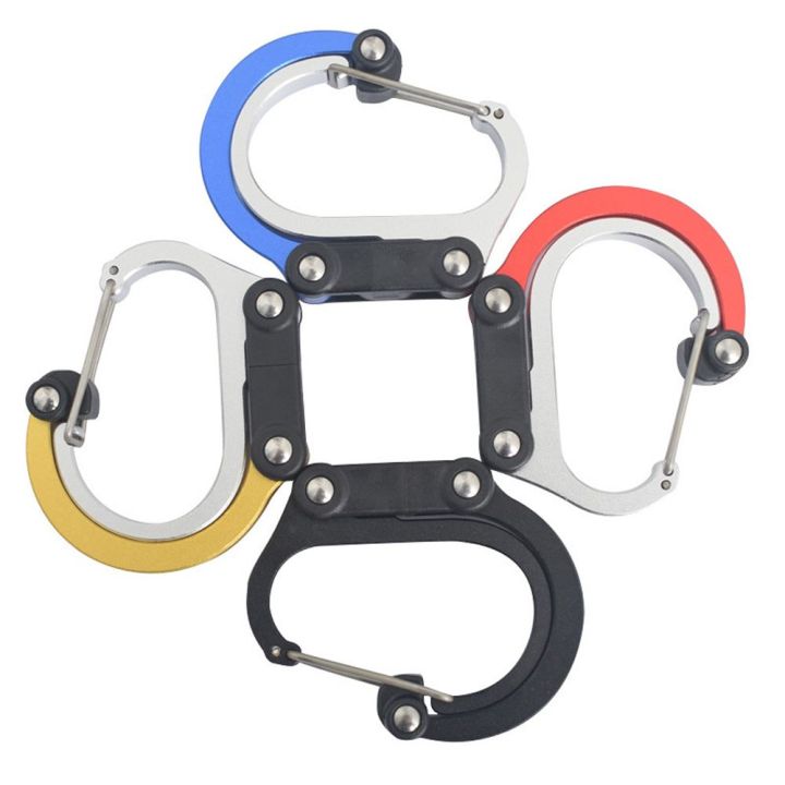 SAVIA Strong Clips Hook Non-Locking 360°Carabiner Climbing Gear ...