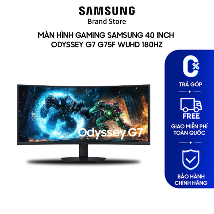 Màn Hình Gaming Samsung 40 inch Odyssey G7 G75F WUHD 180Hz | Lazada.vn
