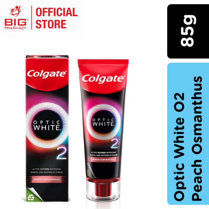 COLGATE TOOTHPASTE OPTIC WHITE PEACH OSMANTHUS 85G | Lazada