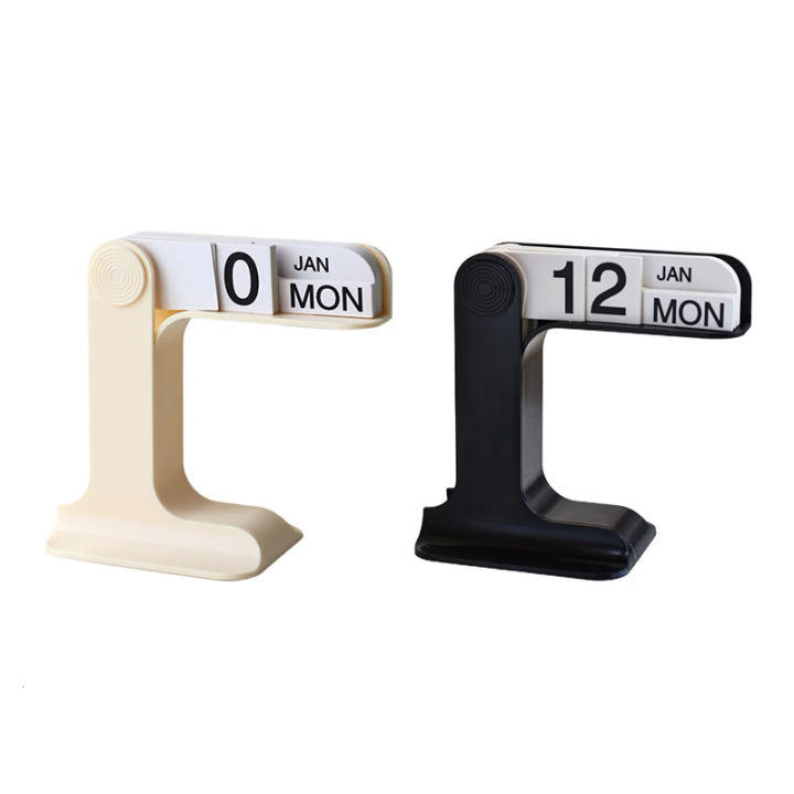 Decorative Flipping Calendar with Dates Week Month Displays Desk ...
