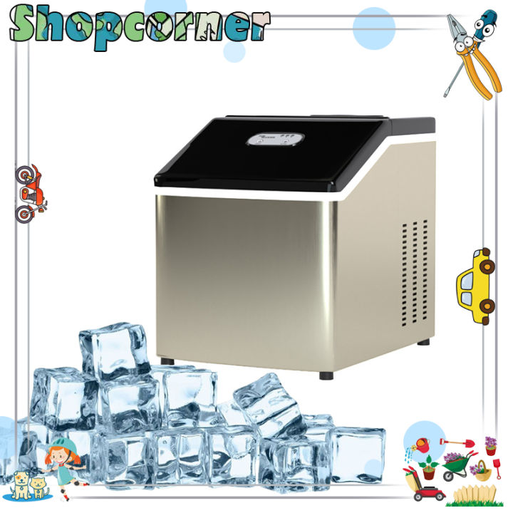 30kg Per Hari Mesin Es Batu Kristal Iceler Ice Maker Untuk Rumah Cafe ...