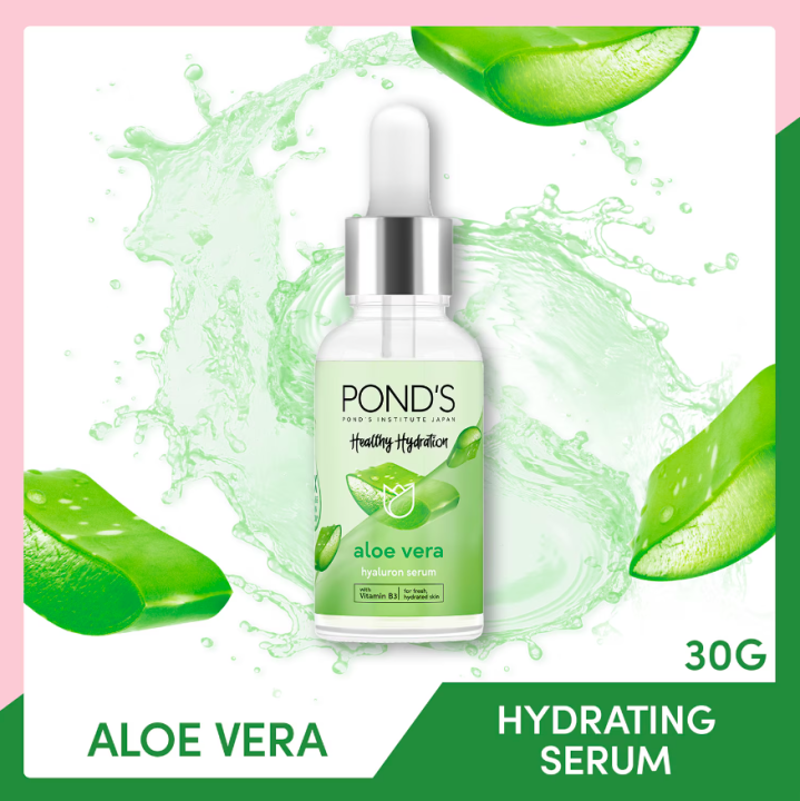 PONDS Healthy Hydration Aloe Vera Hyaluron Serum 30g | Lazada PH