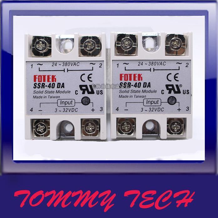 FOTEK solid state relay SSR-40DA 40A DC control AC 380V | Lazada