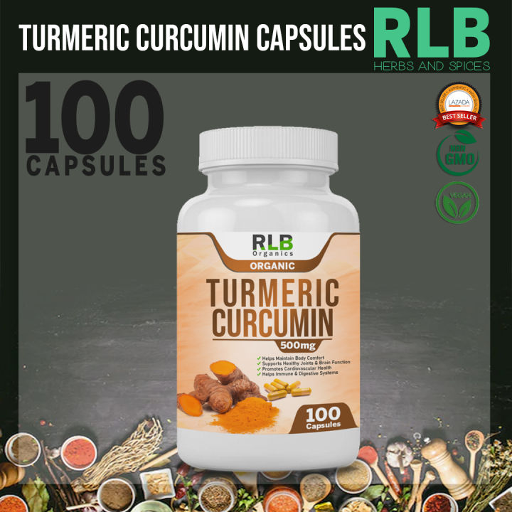 Turmeric Curcumin Capsules (30, 60, 100 pcs) Anti-oxidant Anti ...