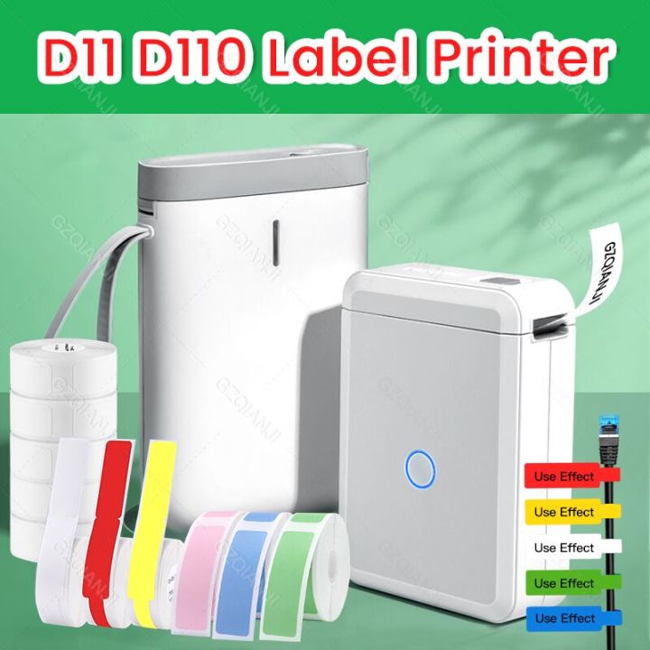 Niimbot D110 Portable Thermal Label Printer Transparent Paper Pocket ...