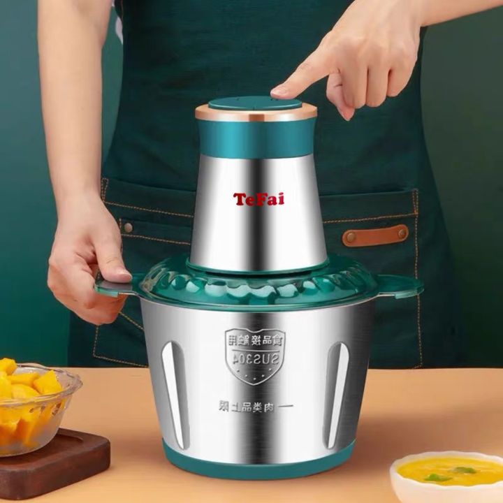 TEFAI TF304+TFJ100 เครื่องปั่น โถสแตนเลส 2L .3Lเครื่องบด สับ ไฟฟ้า รุ่น เครื่องบดสับ เครื่องผสม ...