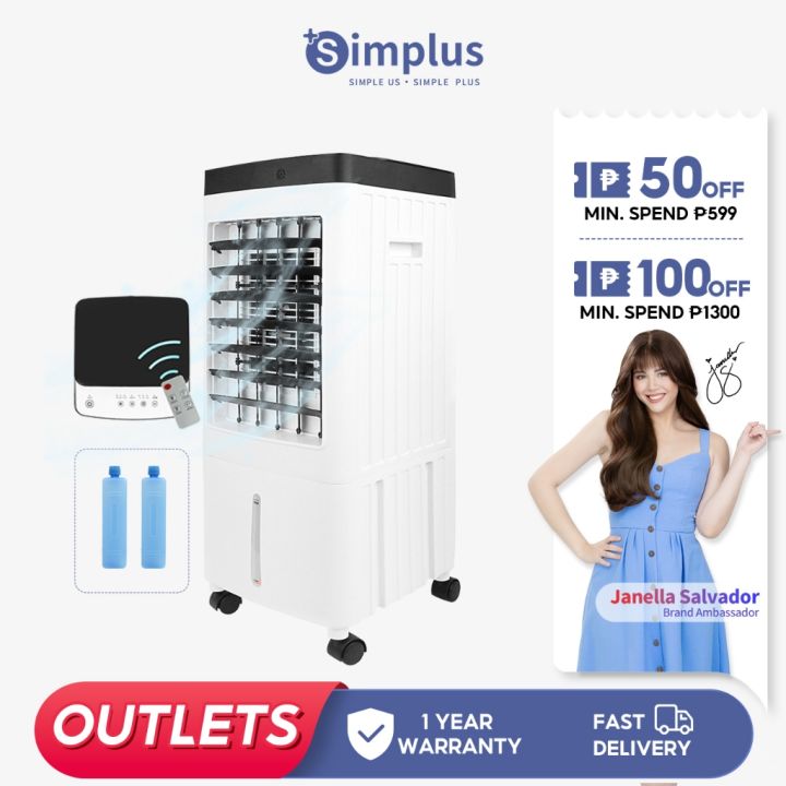 Simplus Air Cooling Fan 3 in 1 Humidifier Air Cooler 10L Water Tank 3 ...