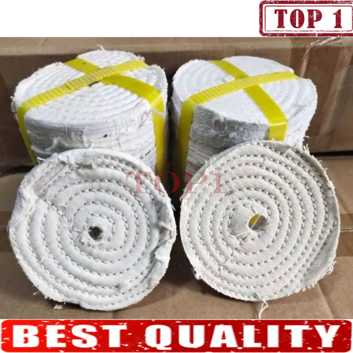 Buffing Cloth white 4" For Polishing finishing stainless steel 10pcs ...