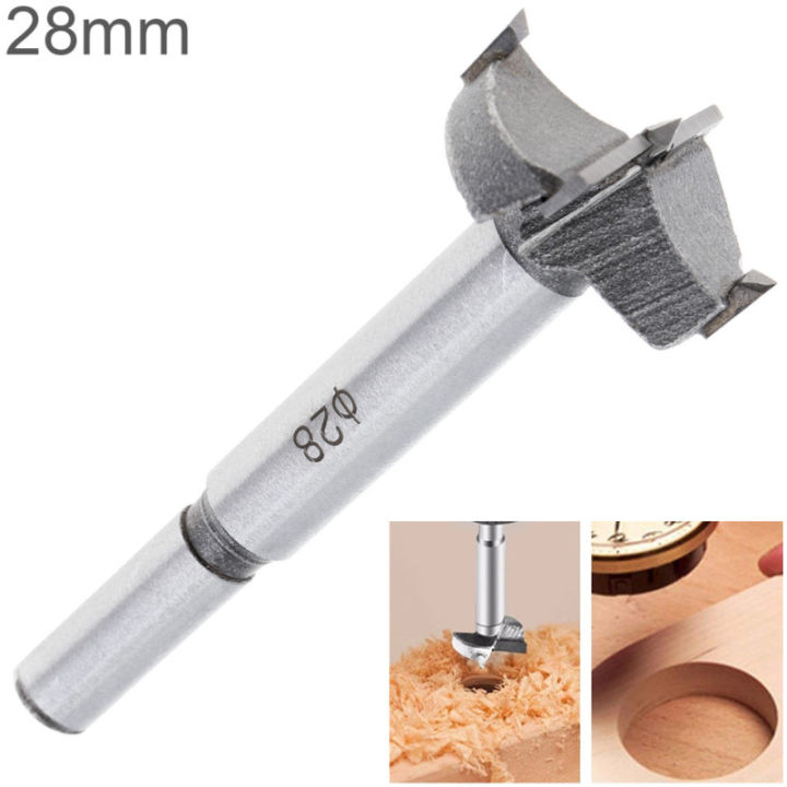1pc 23mm / 24mm / 25mm / 26mm / 28mm / 30mm / 32mm / 35mm Wood Drill Bits Hinge Boring Hole Saw ...