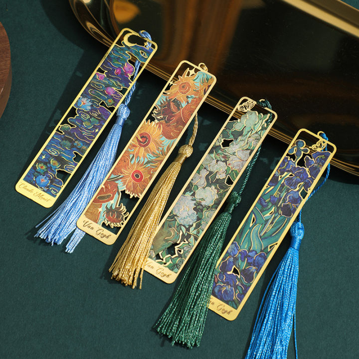 Metal Bookmark Sunflower Lotus Rose Bookmark Exquisite Bookmark Book ...