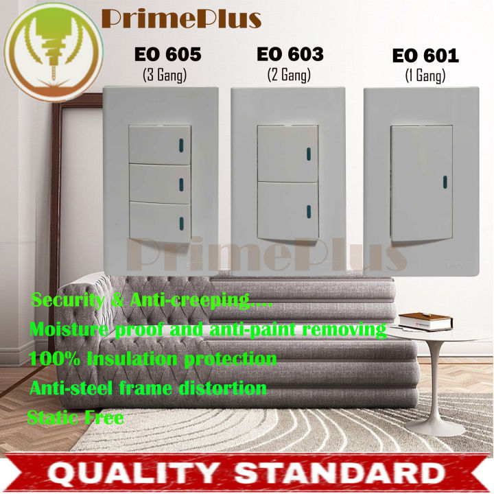 EOPPOO EO 605-3 Gang EO 603-2 Gang EO 601-1 Gang Electrical Wall Switch ...