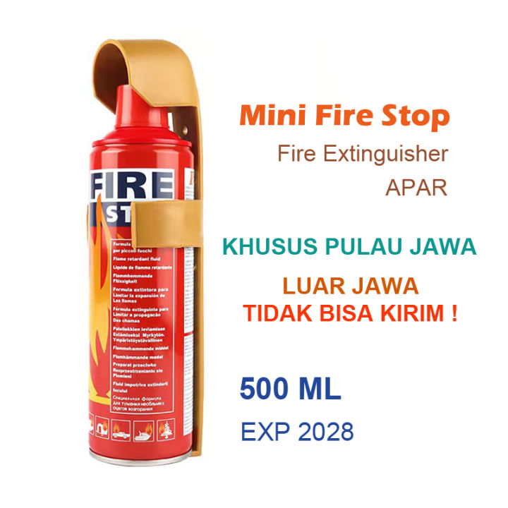 Alat Pemadam Api Kebakaran APAR Mini Fire Stop Extinguisher Mobil 0.5L | Lazada Indonesia