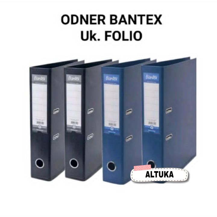 Odner Box File Bantex Folio Biru dan Hitam | Lazada Indonesia