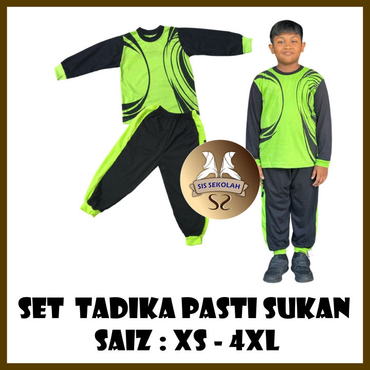 BAJU SUKAN TADIKA PASTI (BAJU+SELUAR) EDISI TERBARU 2023 UNIFORM UNISEX ...