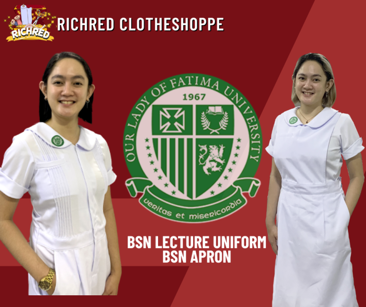 OLFU BSN LECTURE/ OLFU BSN APRON UNIFORM (WITH LOGO) | Lazada PH