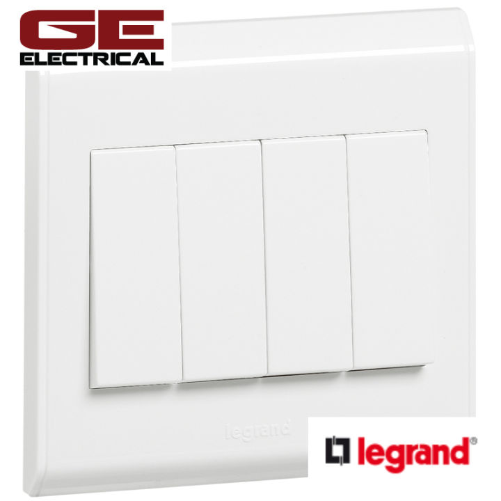 LEGRAND Belanko 4 Gang 1 Way Switches | Lazada