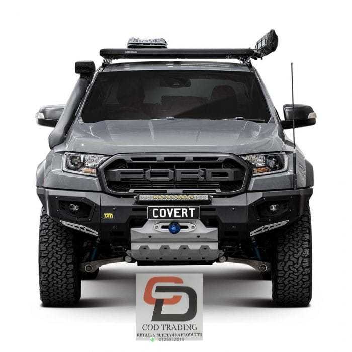 TJM COVERT BULL BAR BLACK ALLOY FORD RANGER RAPTOR | Lazada