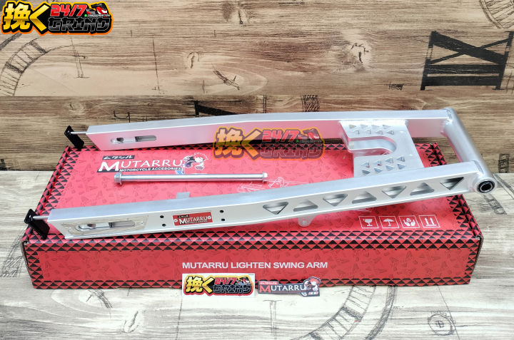 Mutarru Ligthen Swing Arm Prototype +2 +3 For Raider 150 Carb / Fi ...