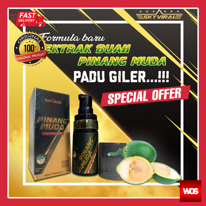 [HQ] PINANG MUDA CREAM FOR MEN 100% ORIGINAL | Lazada