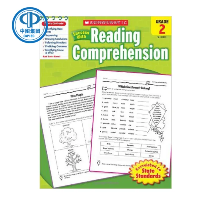 Academic success with reading comprehension, grade 2 Level 2 reading ...