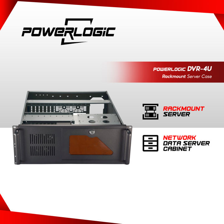 Powerlogic Dvr 4u Rackmount Server Case Chassis Casing Network Data Server Cabinet Rack 4u