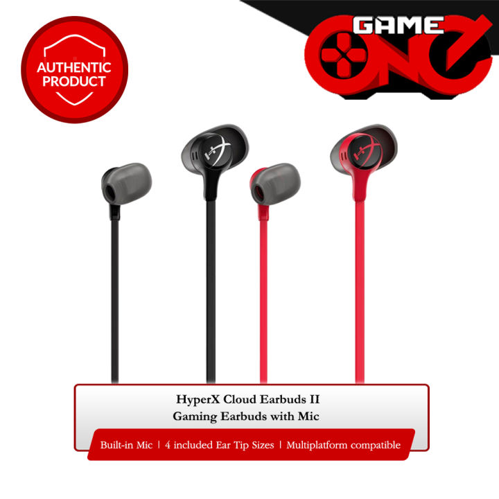 HyperX Cloud Earbuds II Gaming Earbuds with Mic | Lazada PH