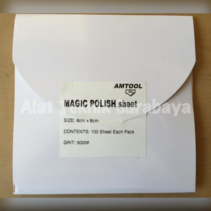 AMERICAN TOOL MAGIC POLISH 6 X 8 CM / 100 SHEET (LEMBAR) / AMTOOL ...