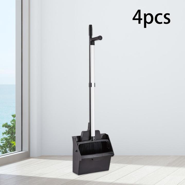 Gazechimp 4Pcs Dust Pan with Broom Set Practical Sturdy for Garage ...