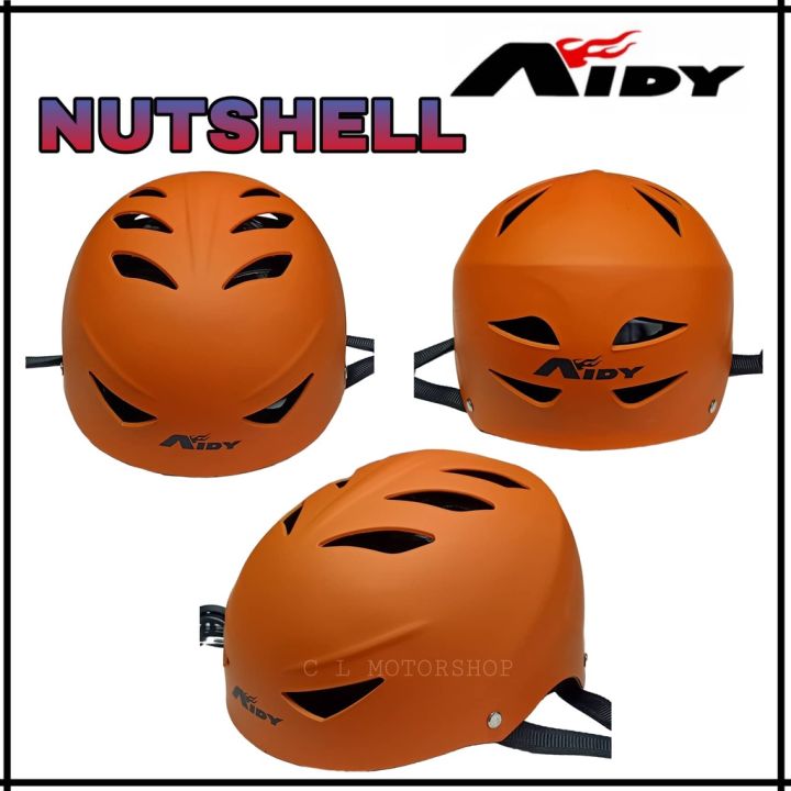 AIDY MATTE NUTSHELLE MOTOR, BICYCLE HELMET | Lazada PH