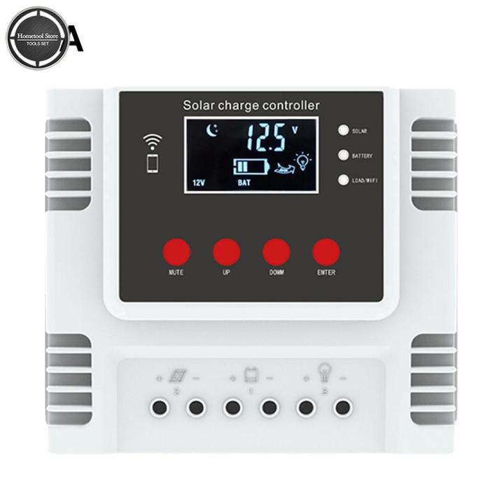 HOMETOOL Solar Charge Controller for Lithium Batteries with WiFi APP ...
