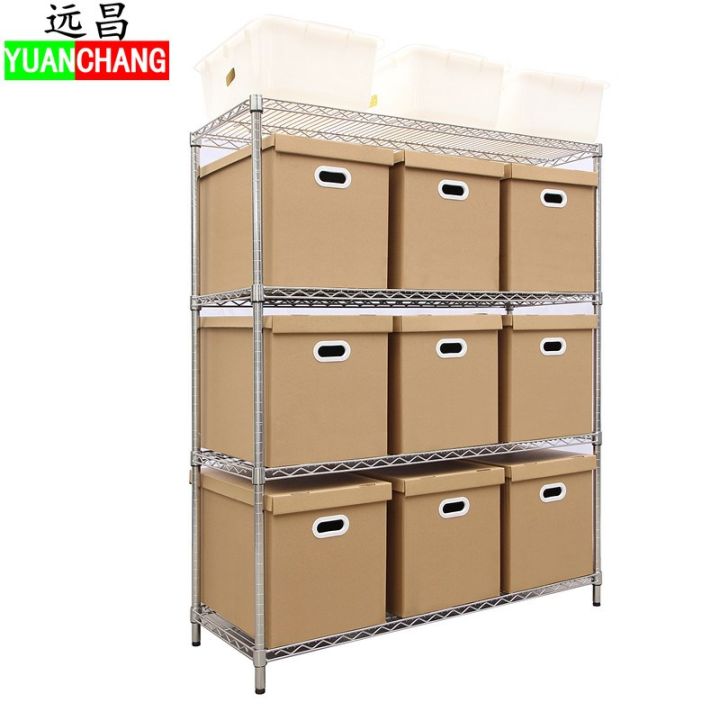 Stainless steel hollow shelf mobile wire mesh storage rack chrome ...