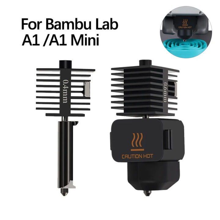 For Bambulab A1 Hotend Bamboo Nozzle Bamboo Lab A1 Mini 3D Printer ...