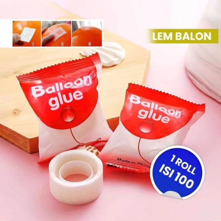 Lem Perekat Balon Latex Balon Foil / Perekat Balon di dinding dekorasi ...