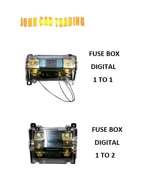 1 To 1 And 1 To 2 Fuse Box Holder Car Audio System Digital Fuse Holder