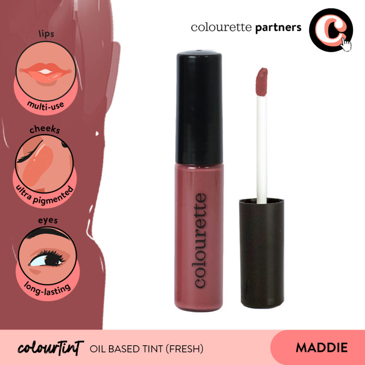 Colourette Colourtint in Maddie (Fresh) [Long-Lasting, Matte Lip Tint ...