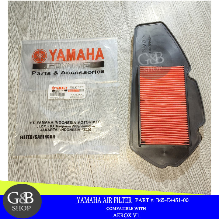 GB YAMAHA AIR FILTER FOR AEROX V1 (B65-E4451-00) INDONESIA MADE | Lazada PH