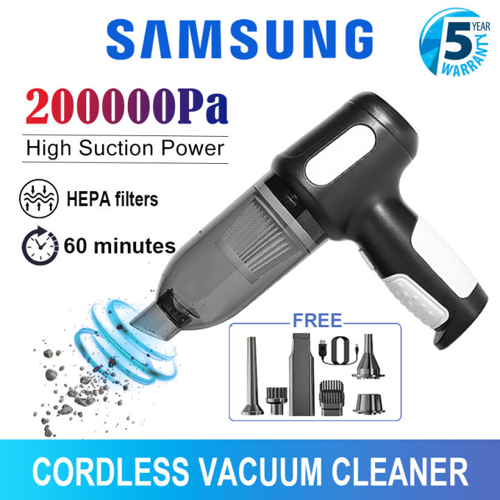 Samsung 200000PA Car Vacuum Cleaner 120W Wireless Hand-Held Car ...