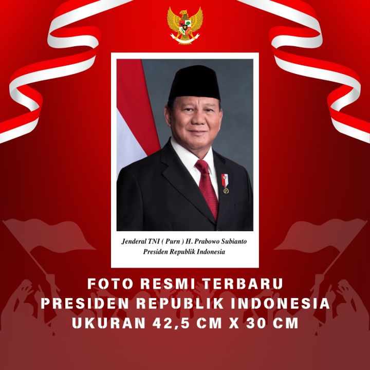Gambar Foto Poster Presiden Dan Wakil Indonesia Prabowo Gibran Terbaru ...