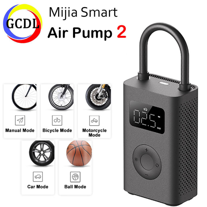 Xiaomi Air Pump 2 Mijia Car Inflator Bicycle Tire Protable Digital ...