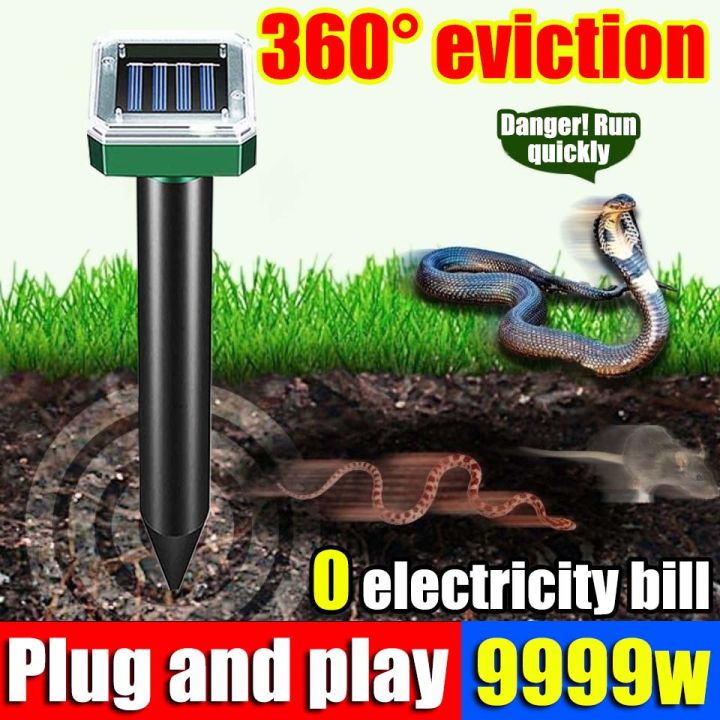 No rat within 5000m solar powered rat repeller Outdoor Ultrasonic ...