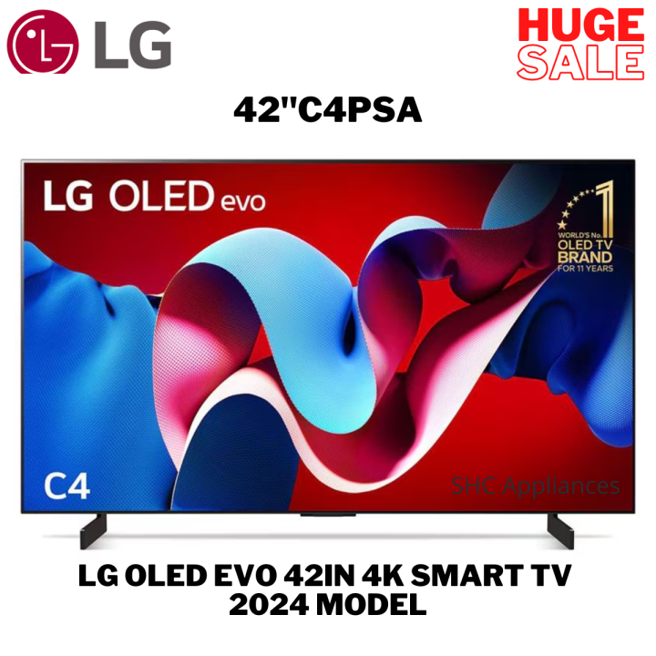 Brand new LG OLED evo 42in 4K Smart TV OLED42C4PSA 2024 Model | Lazada PH
