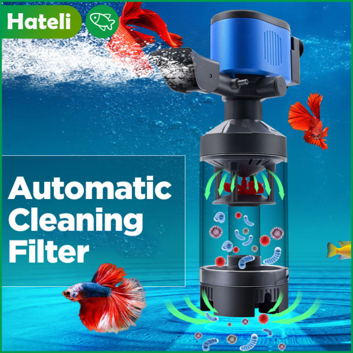 HATELI Aquarium Multifunction Internal Filter Clean Fish Waste ...