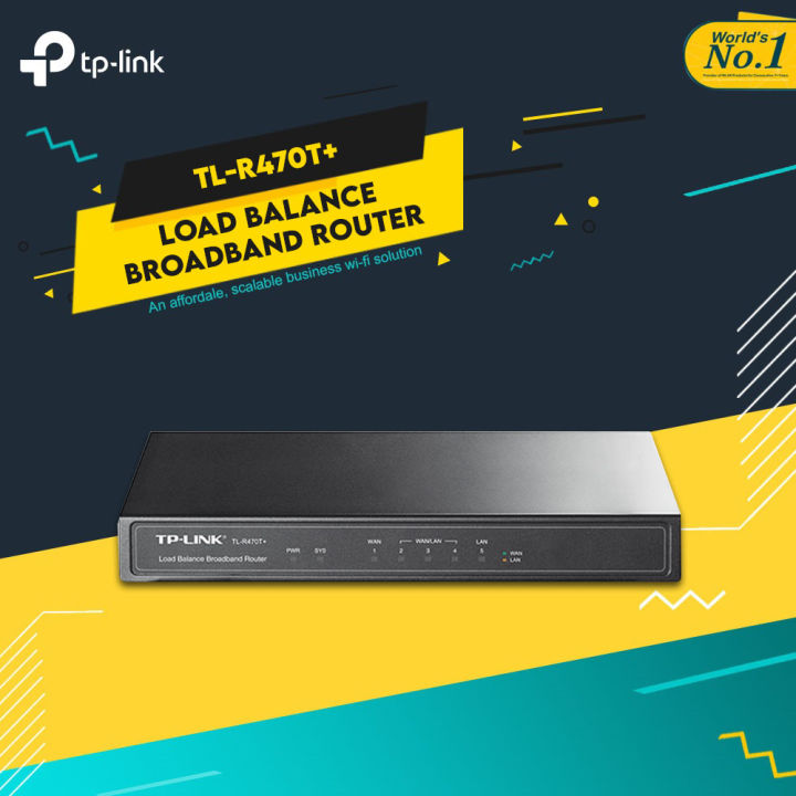 tp-link TL-R470T+ Desktop Load Balance Broadband Router | Non-Gigabit ...