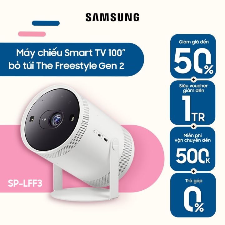 Máy chiếu Smart TV 100 inch bỏ túi Samsung The Freestyle Gen 2 SP-LFF3 ...