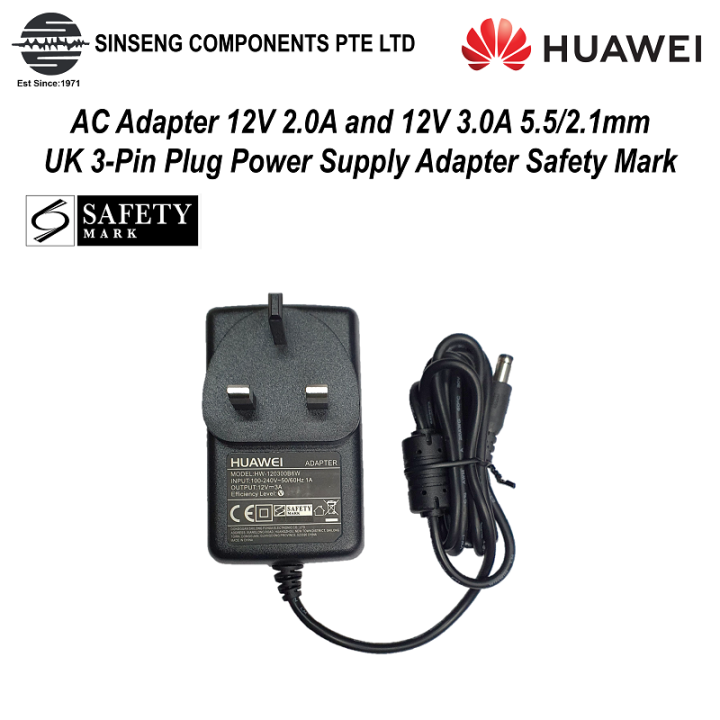 Huawei / APD 12V 2A and 3A Power Adaptor - AC-DC Adapter 12V 2A and 3A ...