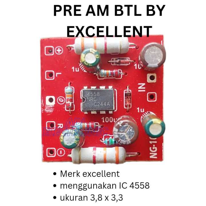 DRIVER POWER AMPLIFIER BTL ATAU KIT BTL ATAU DRIVER PRE AM BTL | Lazada ...
