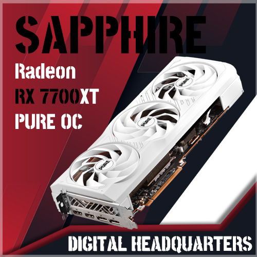 SAPPHIRE Radeon RX 7700 XT OC 12GB GDDR6 192bit GPU Graphics Card | Lazada