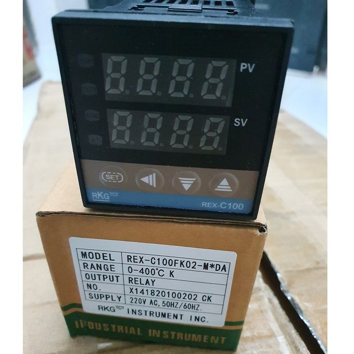 Bộ điều khiển nhiệt độ REX-C100 ( đồng hồ nhiệt RKG ) kích thước 48x48 ...