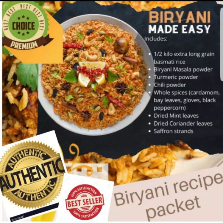 Biryani Rice Ingredients The Original Complete Pack | Lazada PH