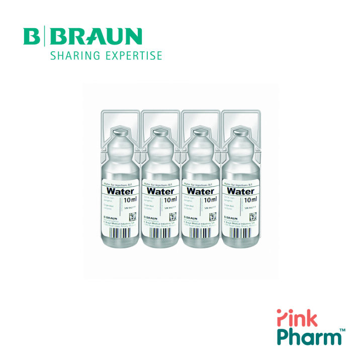 B BRAUN STERILE WATER FOR INJECTION 10ML (BOX) | Lazada Singapore